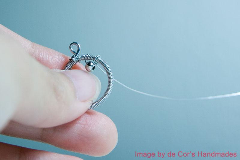 Step By Step Wire Jewelry Tutorial: Layered Coiling Crystal Pearl ...