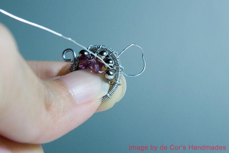 Step By Step Wire Jewelry Tutorial: Layered Coiling Crystal Pearl ...