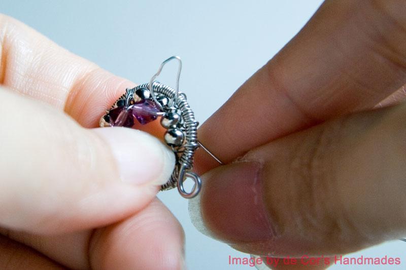 Step By Step Wire Jewelry Tutorial: Layered Coiling Crystal Pearl ...