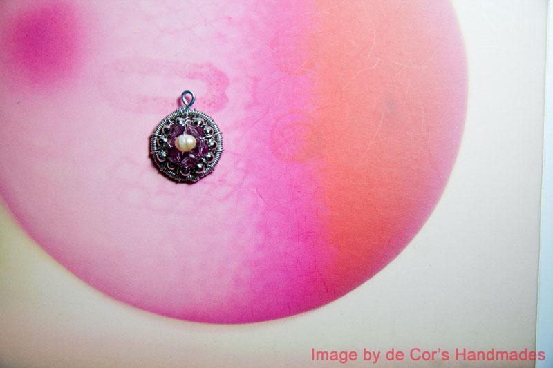 Step By Step Wire Jewelry Tutorial: Layered Coiling Crystal Pearl ...