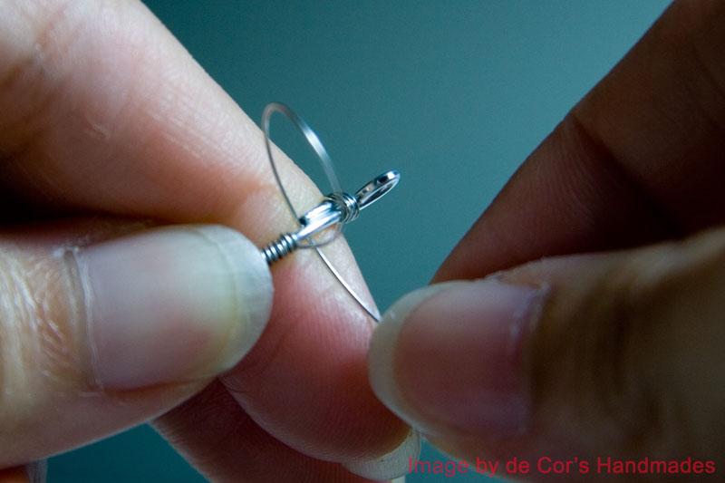 Step By Step Wire Jewelry Tutorial: Layered Coiling Crystal Pearl ...