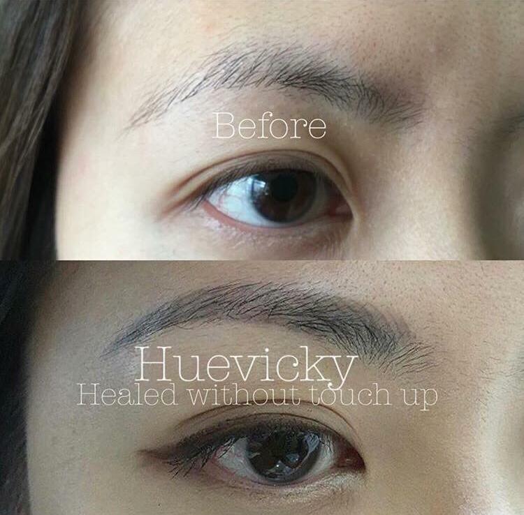 Vicky Hue – Virgin Eyebrows Microblading 1 | CORRA LIEW