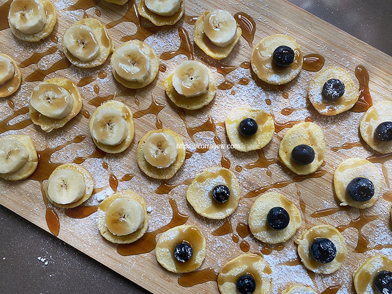 Fluffy Pancake Tinybites 一口松饼 | CORRA LIEW
